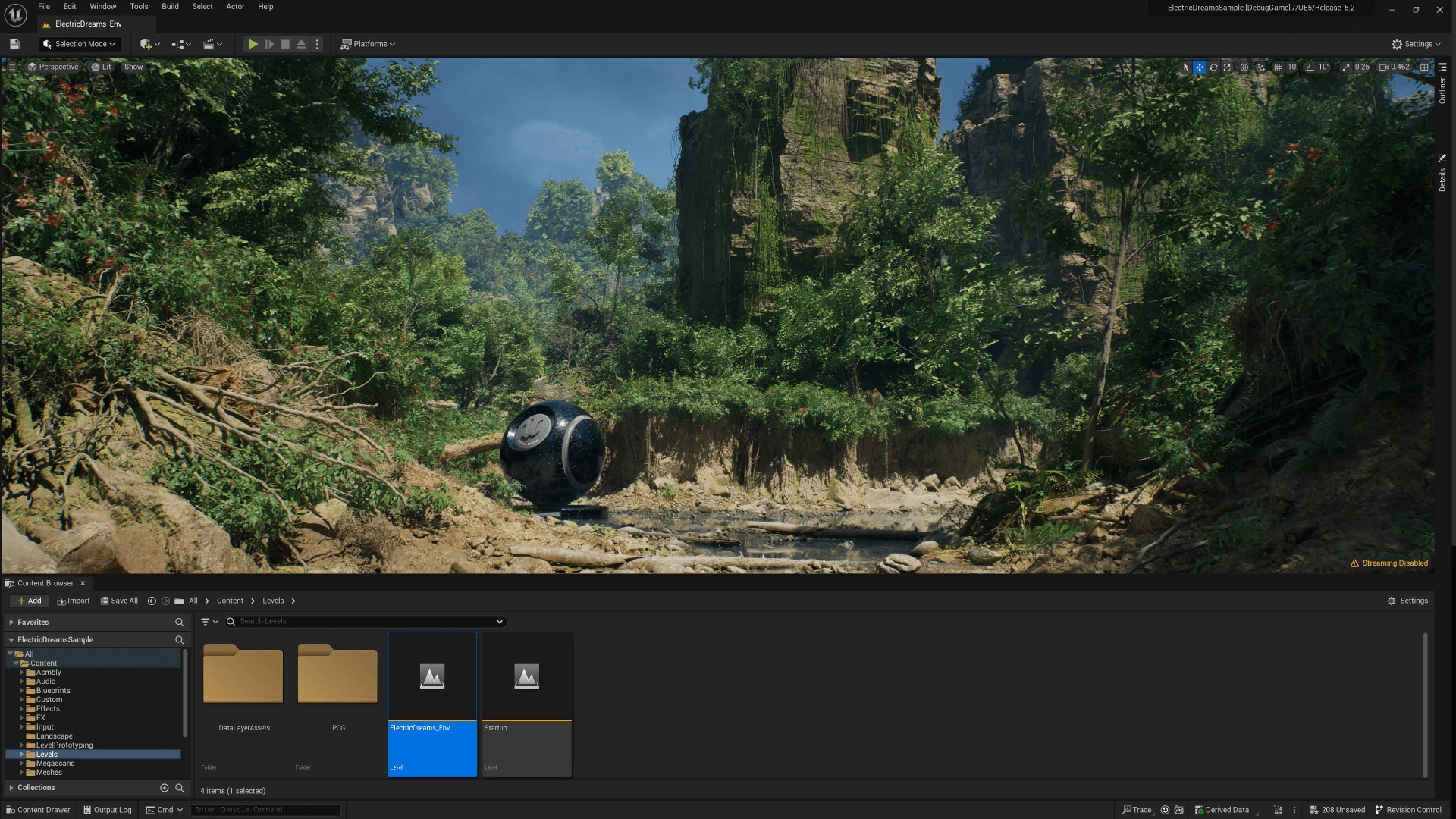 Electric Dreams Environment Pcg Sample Project Unreal Engine