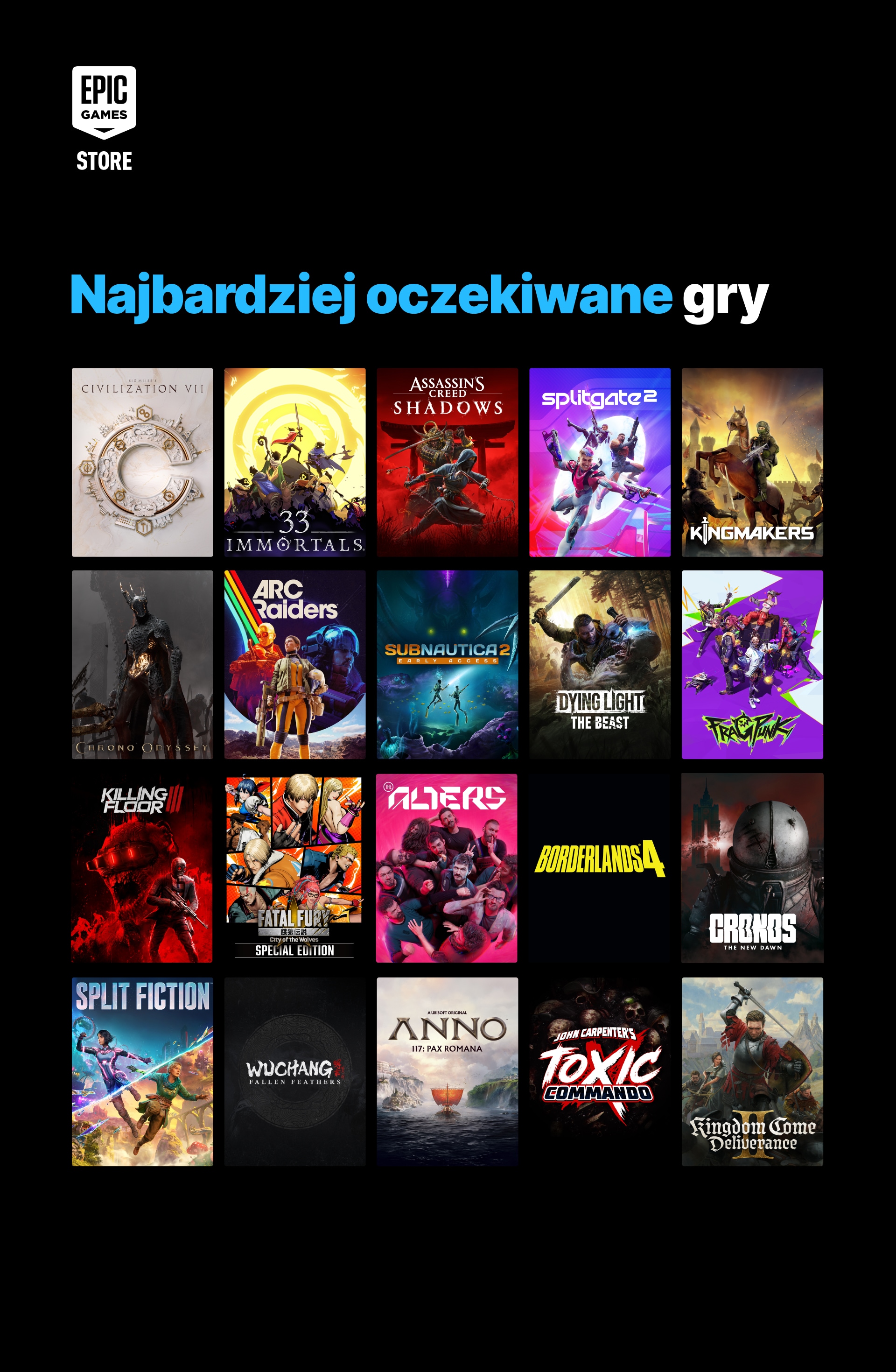 Przegląd roku 2024 w Epic Games Store — Epic Games Store