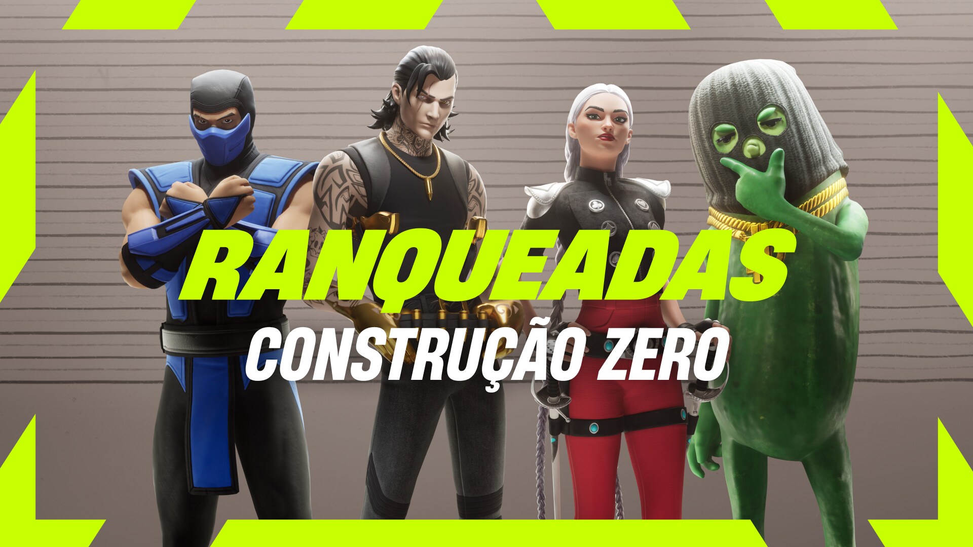 Epic, de Ranked Zero Build — Fortnite