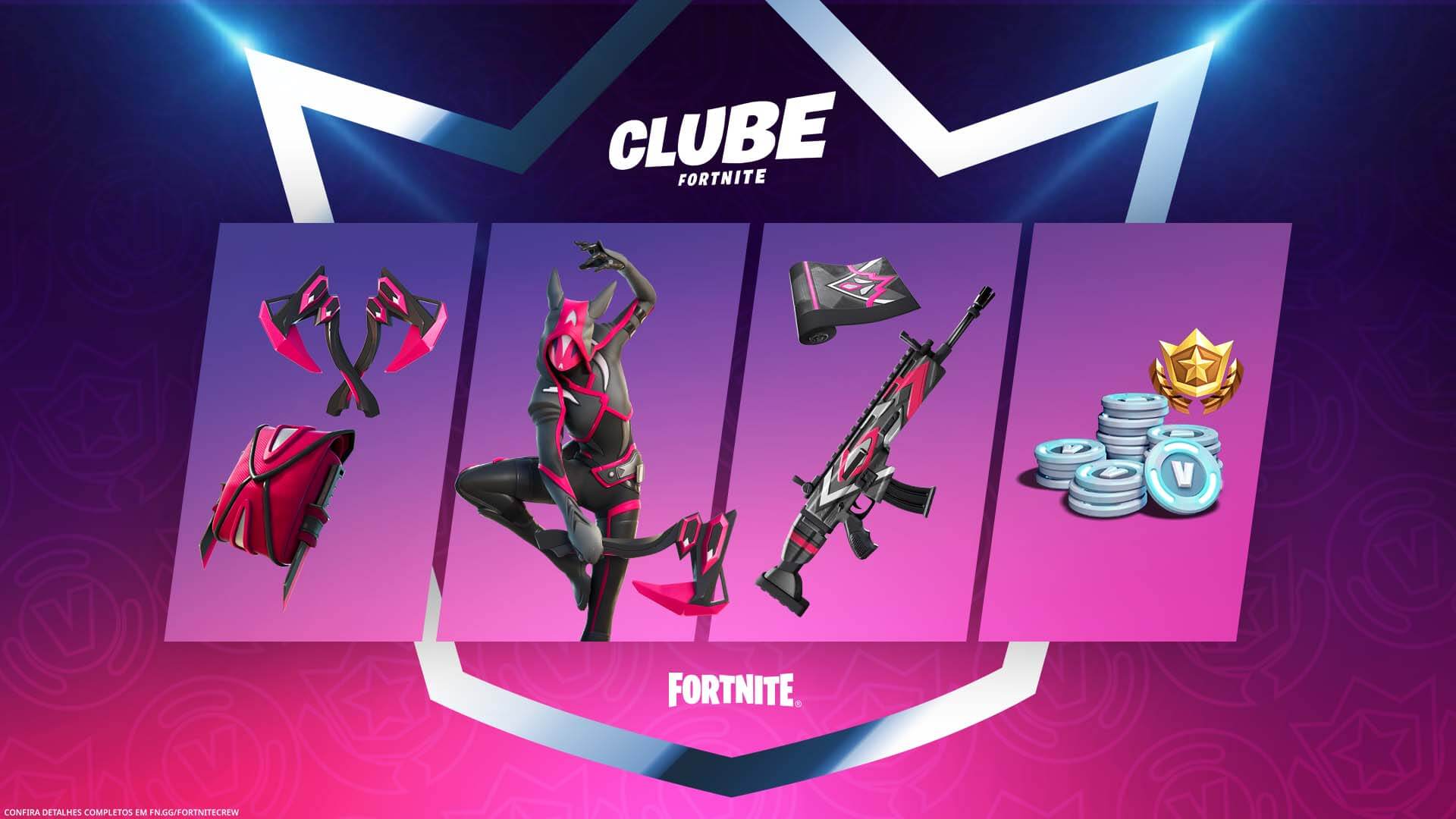 Sayara Chega ao Pacote do Clube Fortnite de Abril
