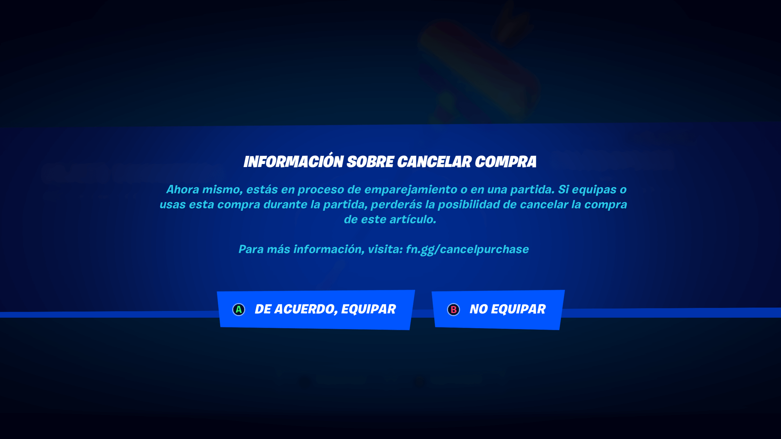 Actualizaciones a las compras, cancelaciones y ajustes sociales de Fortnite