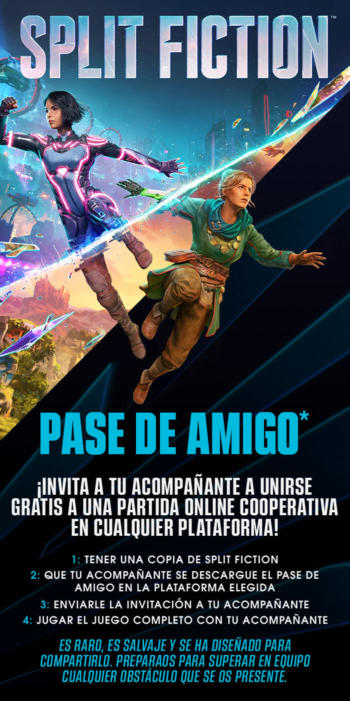 Descarga la Split Fiction: Pase de amigo hoy - Epic Games Store