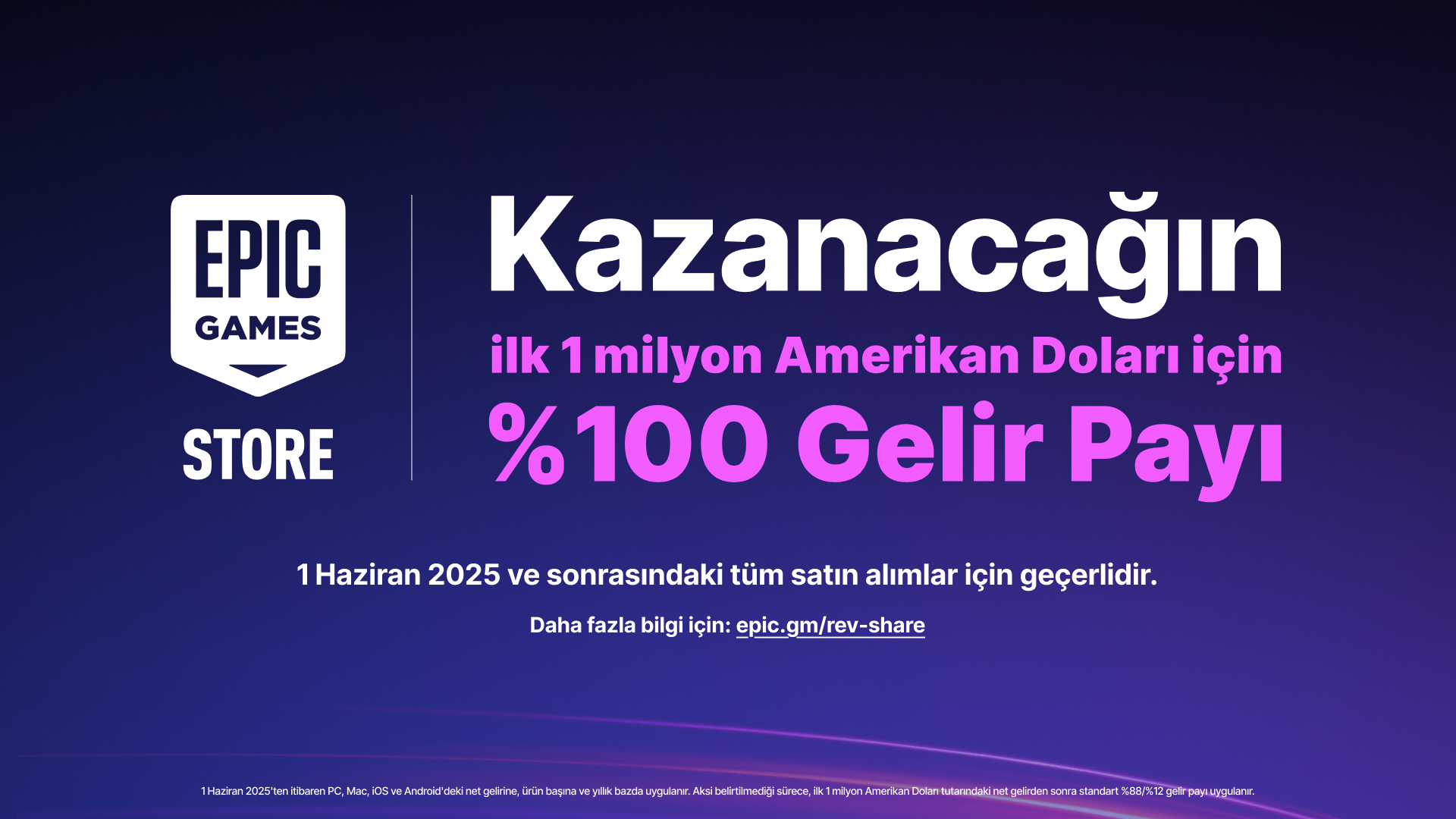 Epic Games Store Gelir Paylaşımı Güncelliyor: Ürün Başına Yıllık İlk 1 ...