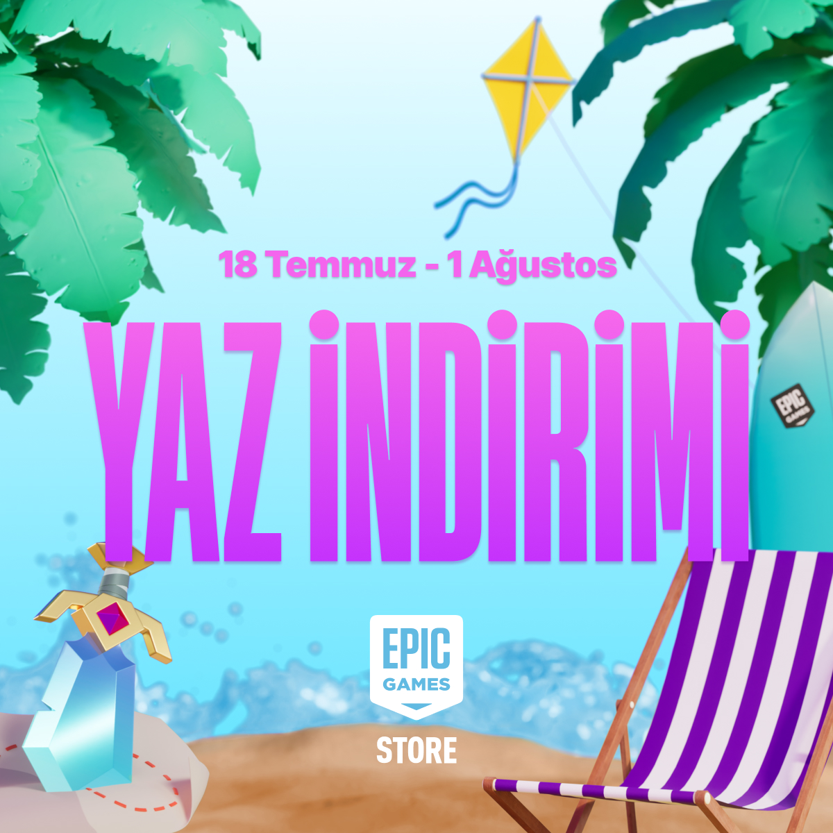 Epic Games Yaz İndirimi