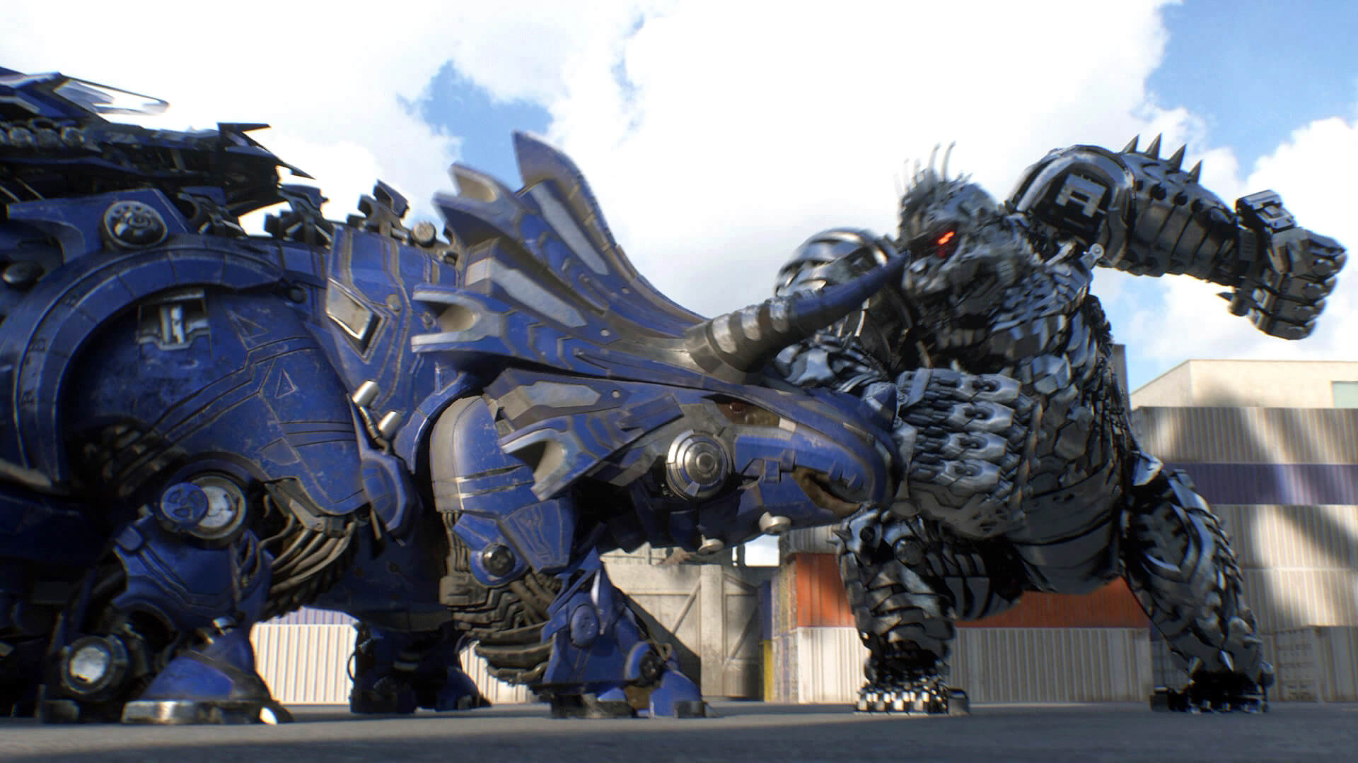 Dinosaurs battle robots in real-time rendered 'Armored Saurus' - Unreal ...