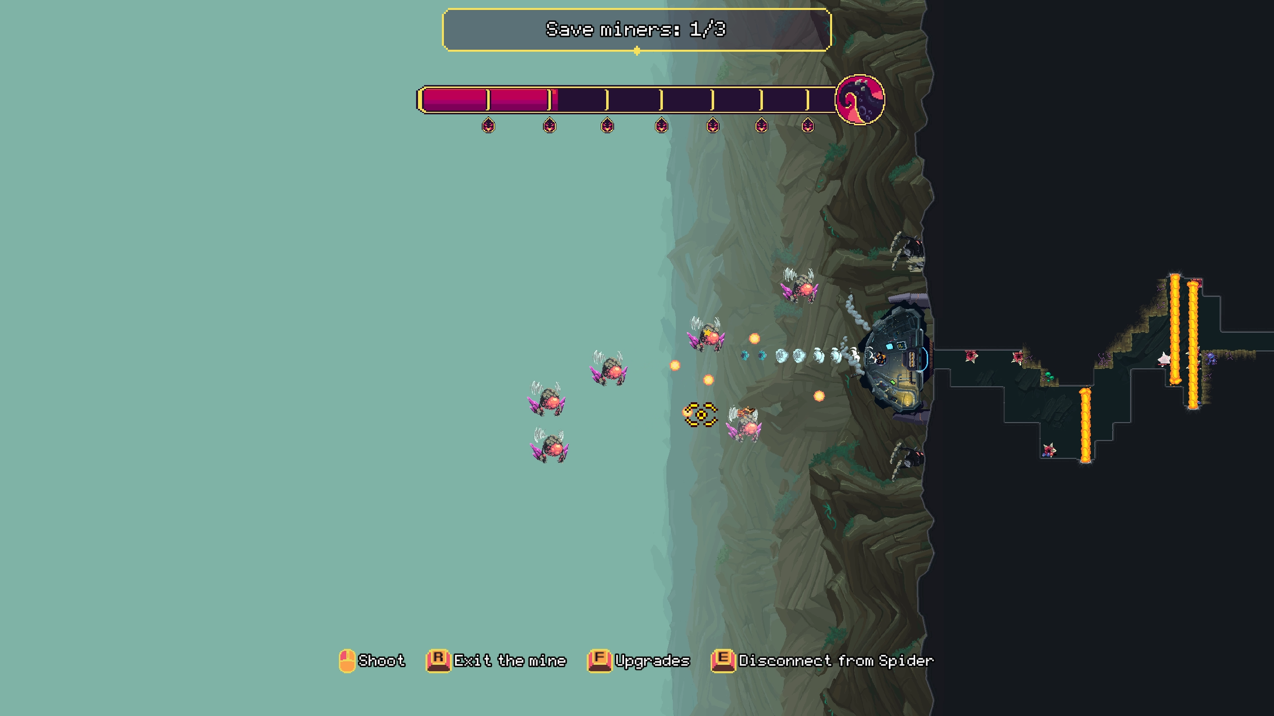 Wall World 2 takes the mining roguelite to another dimension - Epic Games Store